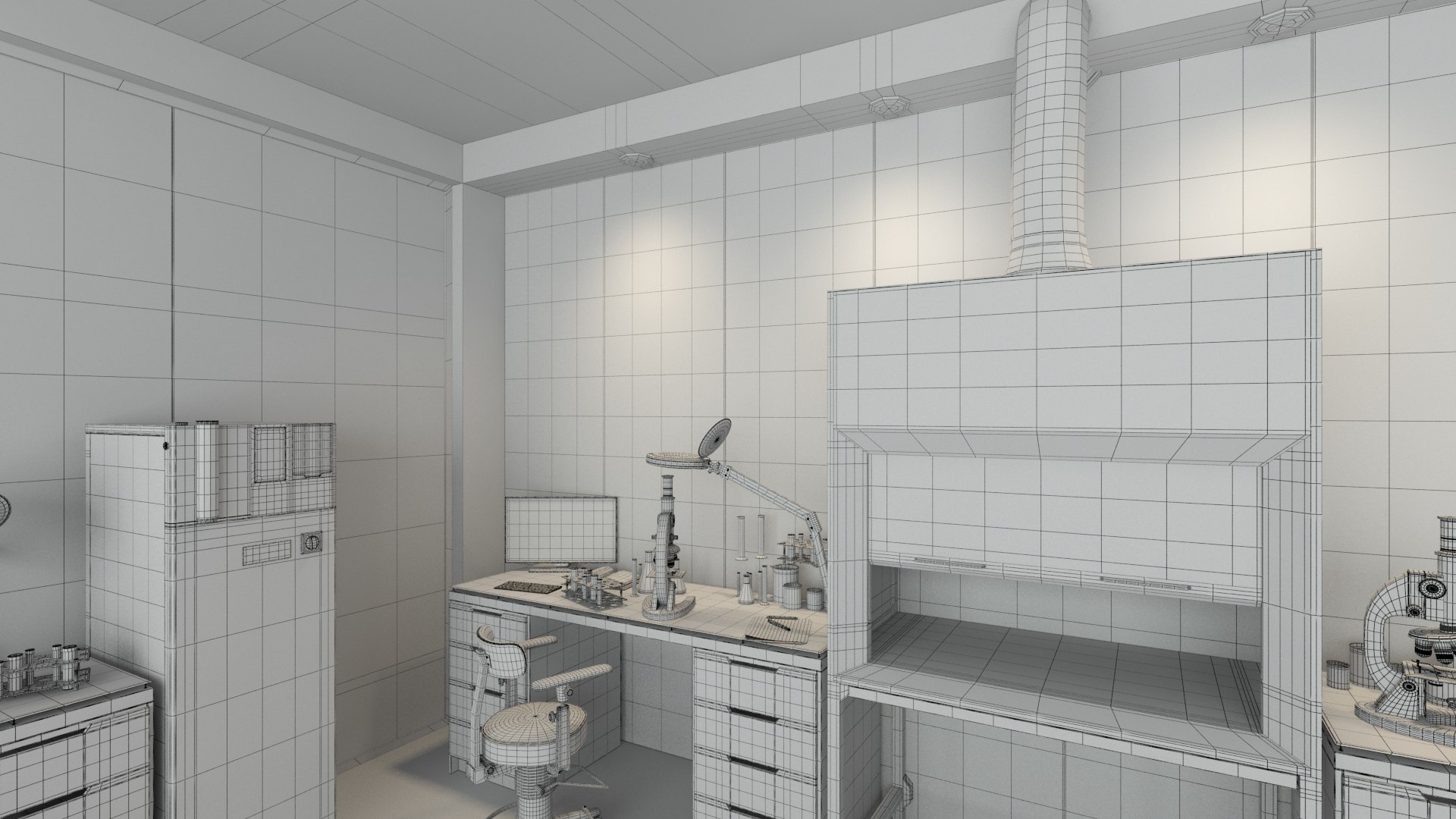 Scientific Laboratory 3D Model - TurboSquid 1505230