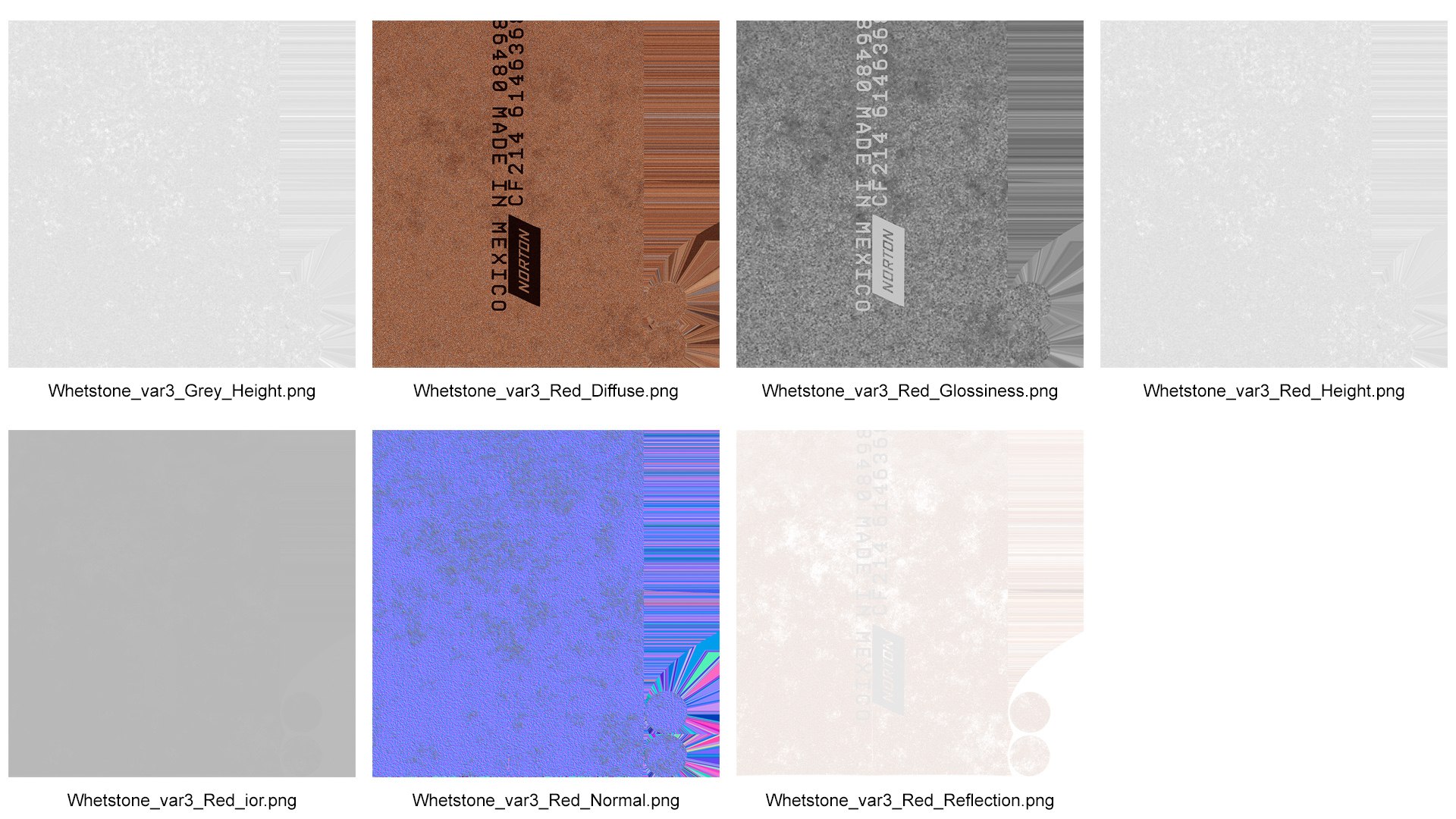 3D Whetstone Stick Red Model - TurboSquid 1845157