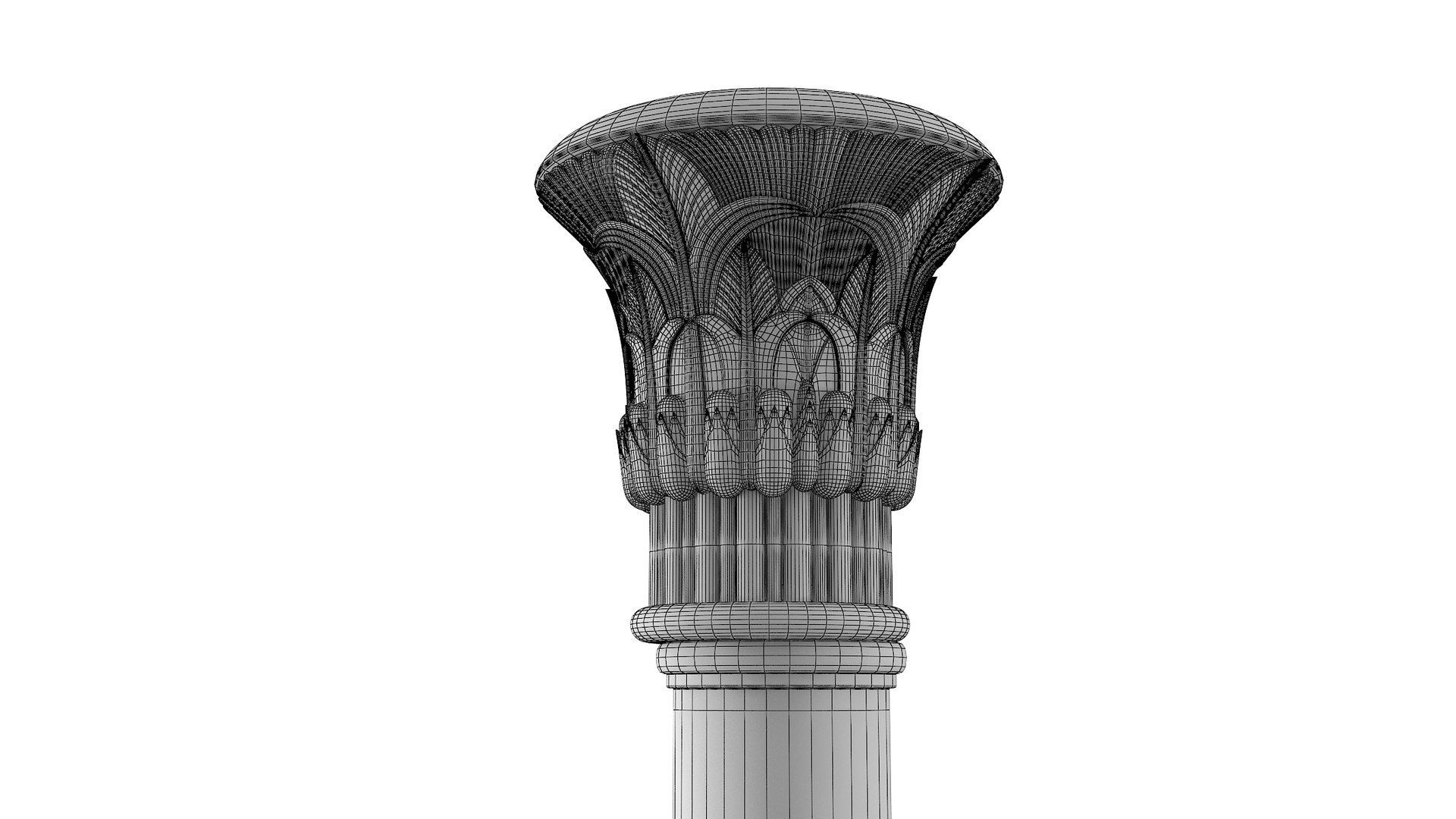 3D Gothic Column 2 - TurboSquid 1793378