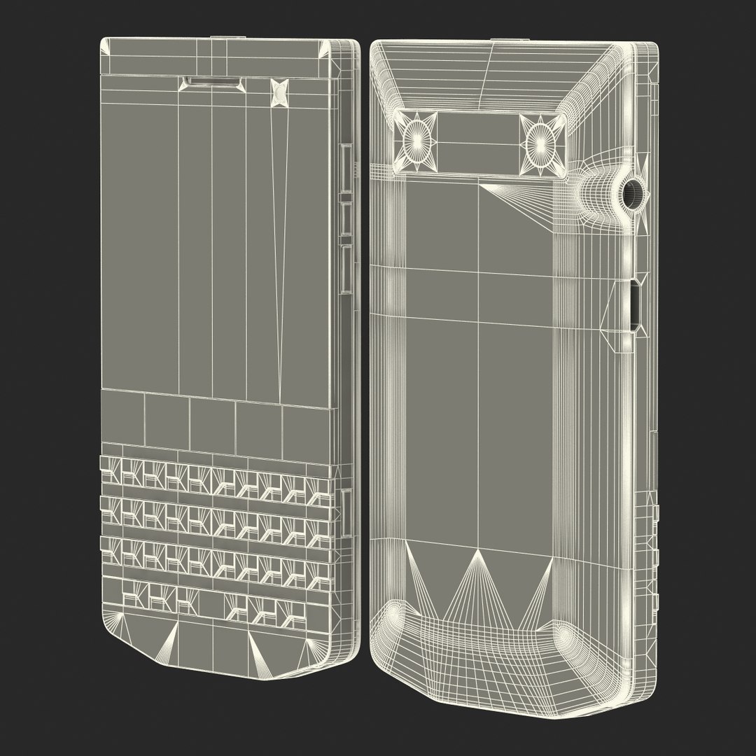 3d Blackberry Pda 9981 Model