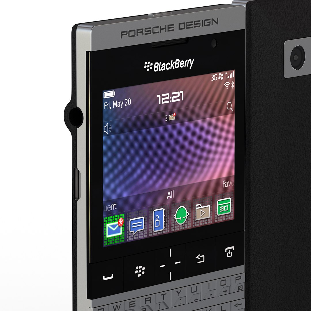 3d Blackberry Pda 9981 Model