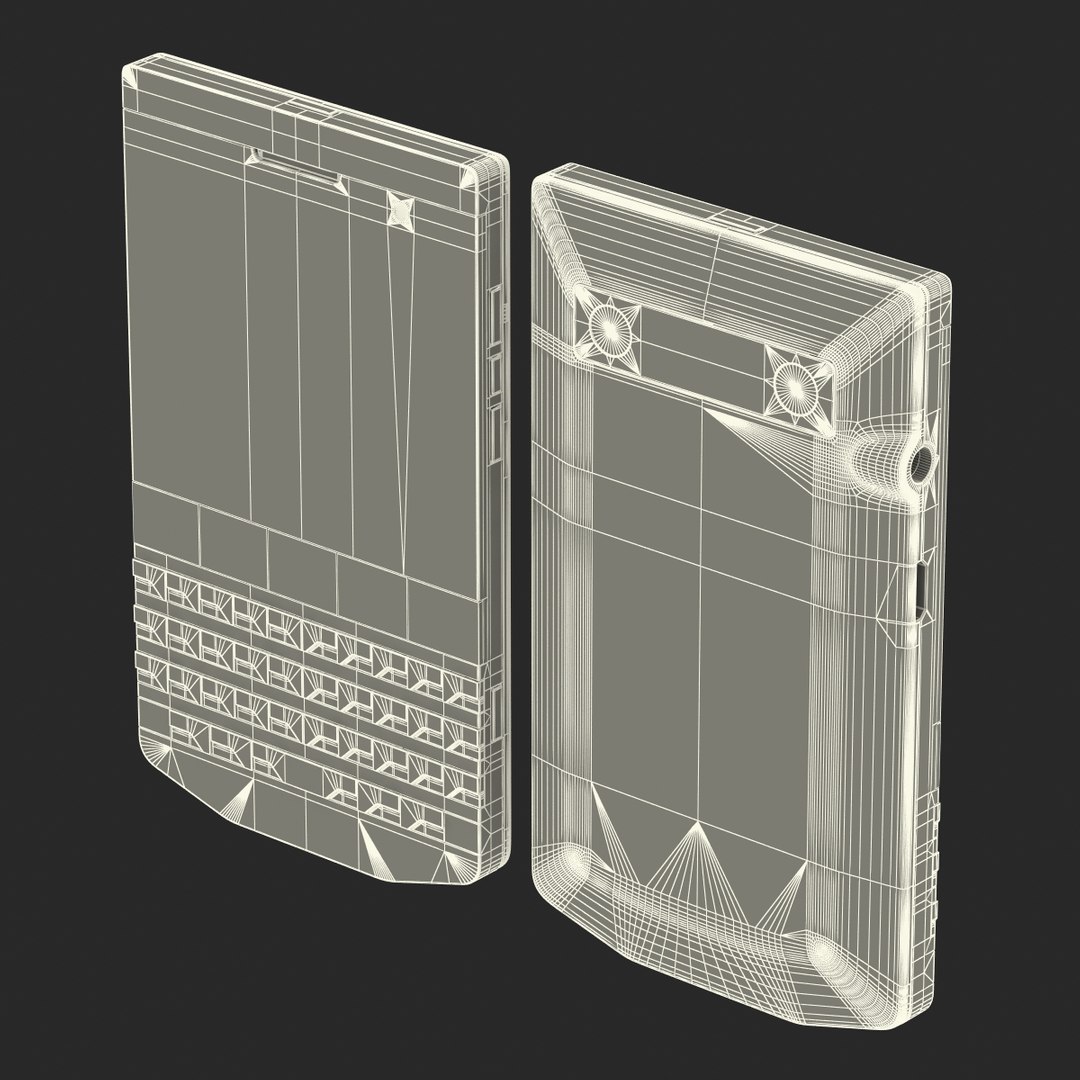 3d Blackberry Pda 9981 Model