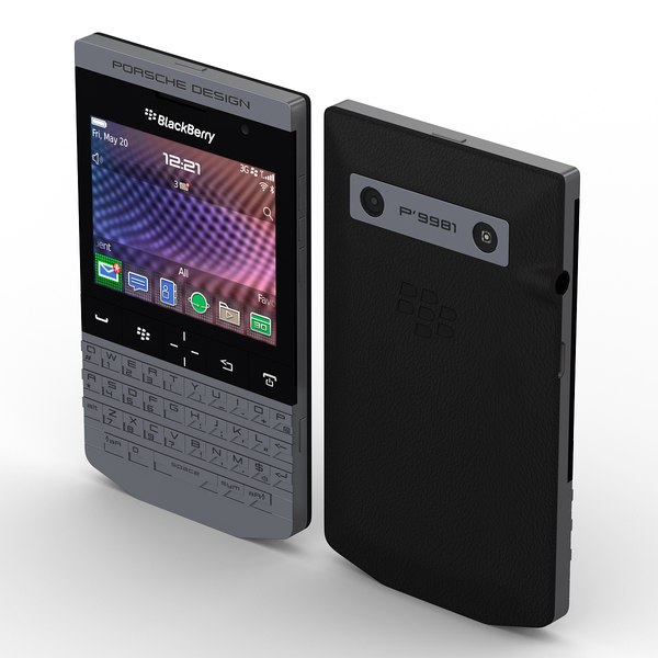 3d blackberry pda 9981 model