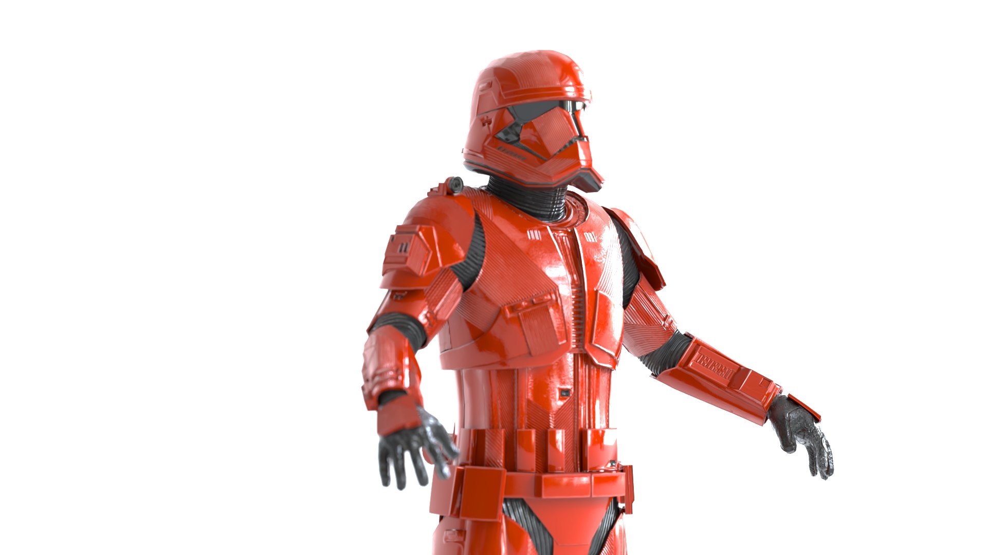 3D Sith Trooper Rigged Unwrapped model - TurboSquid 2037198