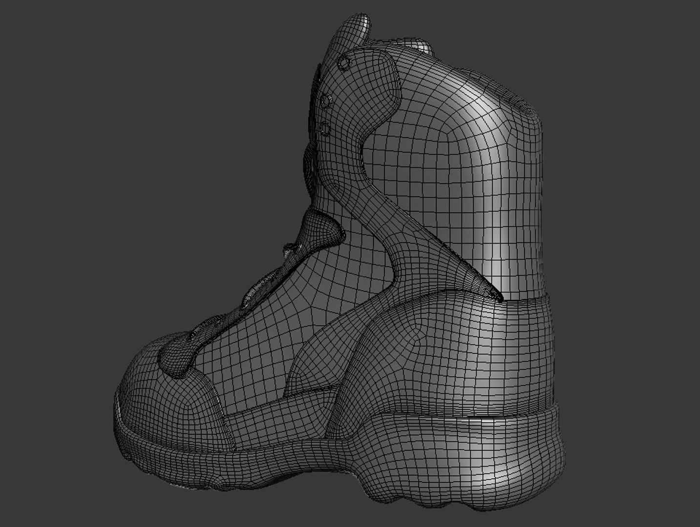 3d realistic boots