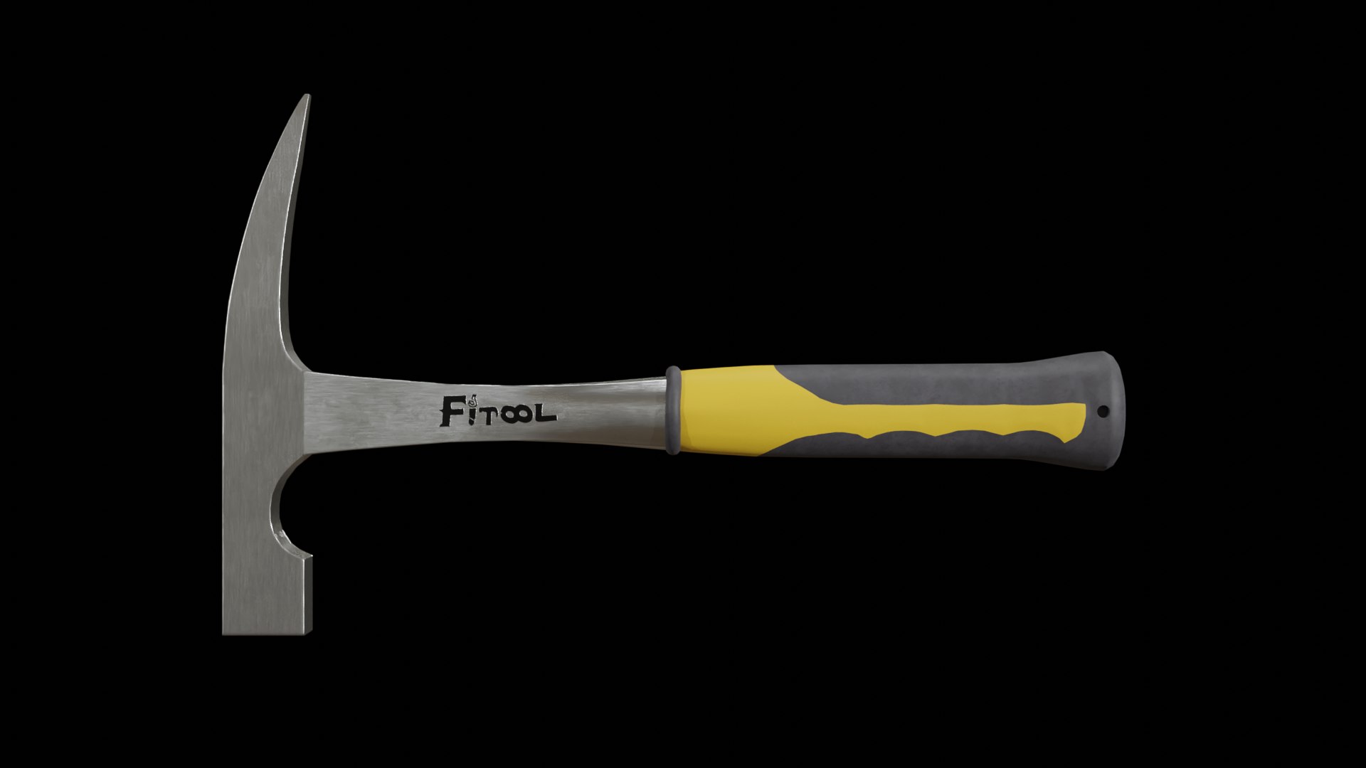 Rock Pick Hammer Yellow 3D - TurboSquid 1663185