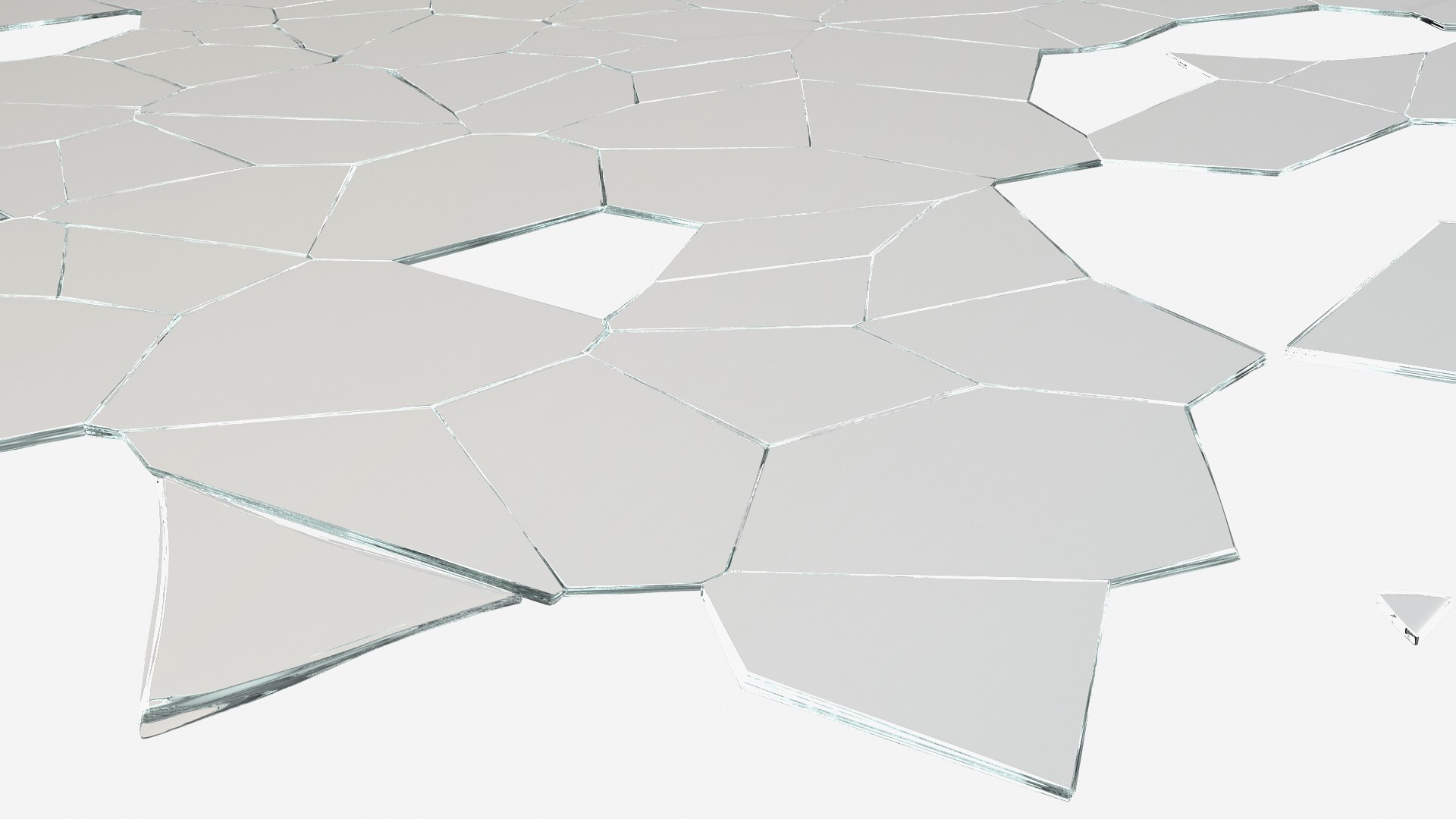 Broken glass 3D model - TurboSquid 1463674