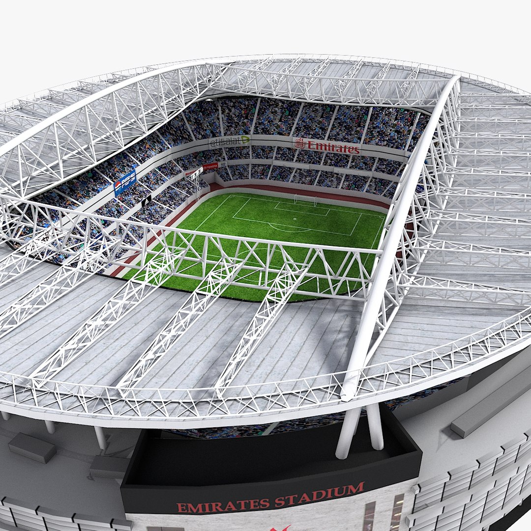 Football Stadium 3D - TurboSquid 1201349