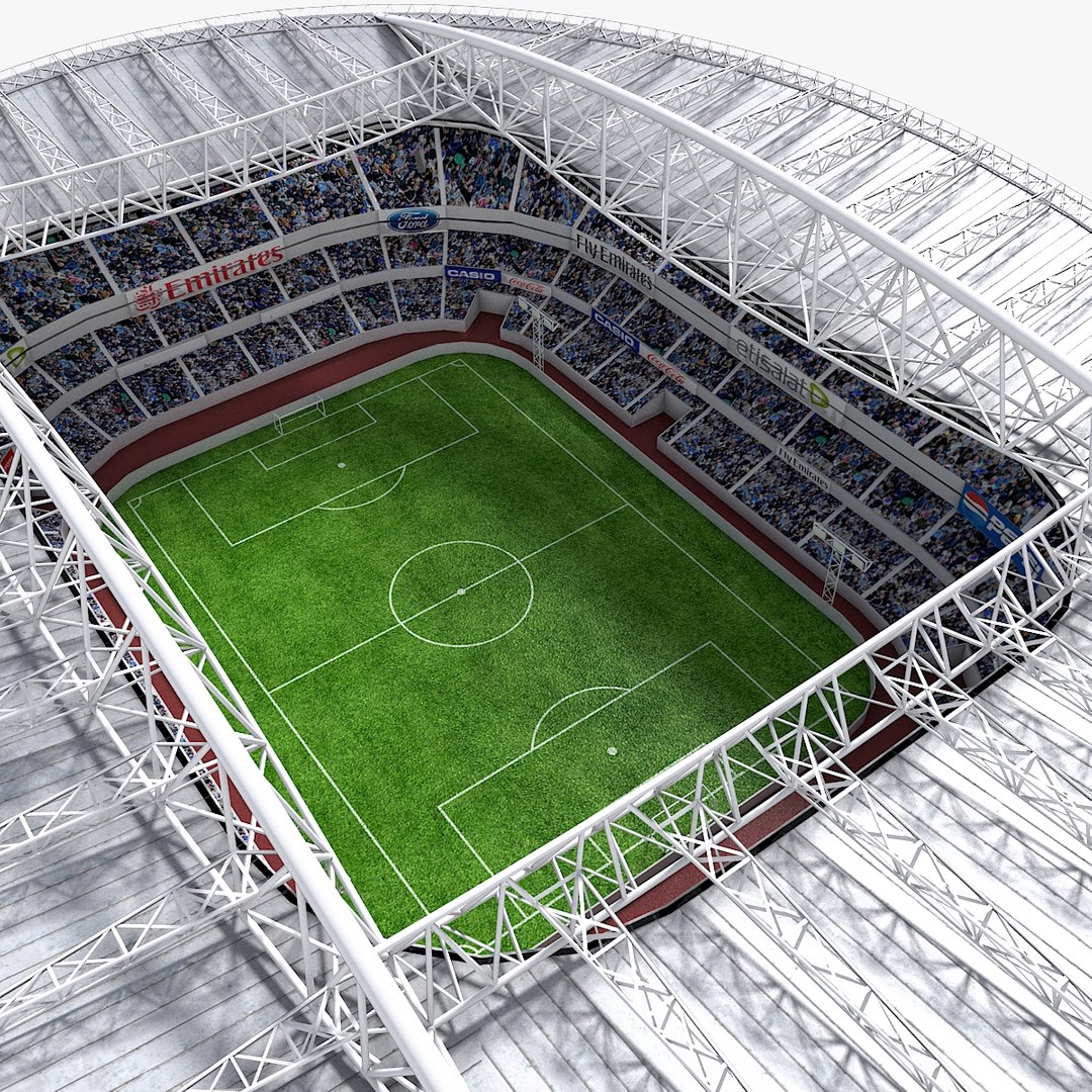Football Stadium 3D - TurboSquid 1201349