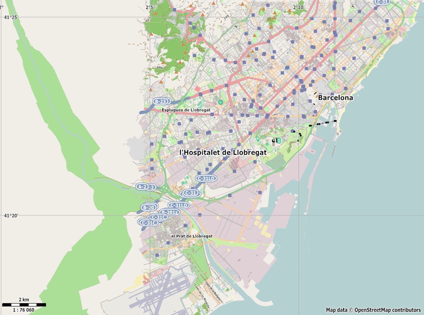 Barcelona city of Spain 2021 model - TurboSquid 1717651