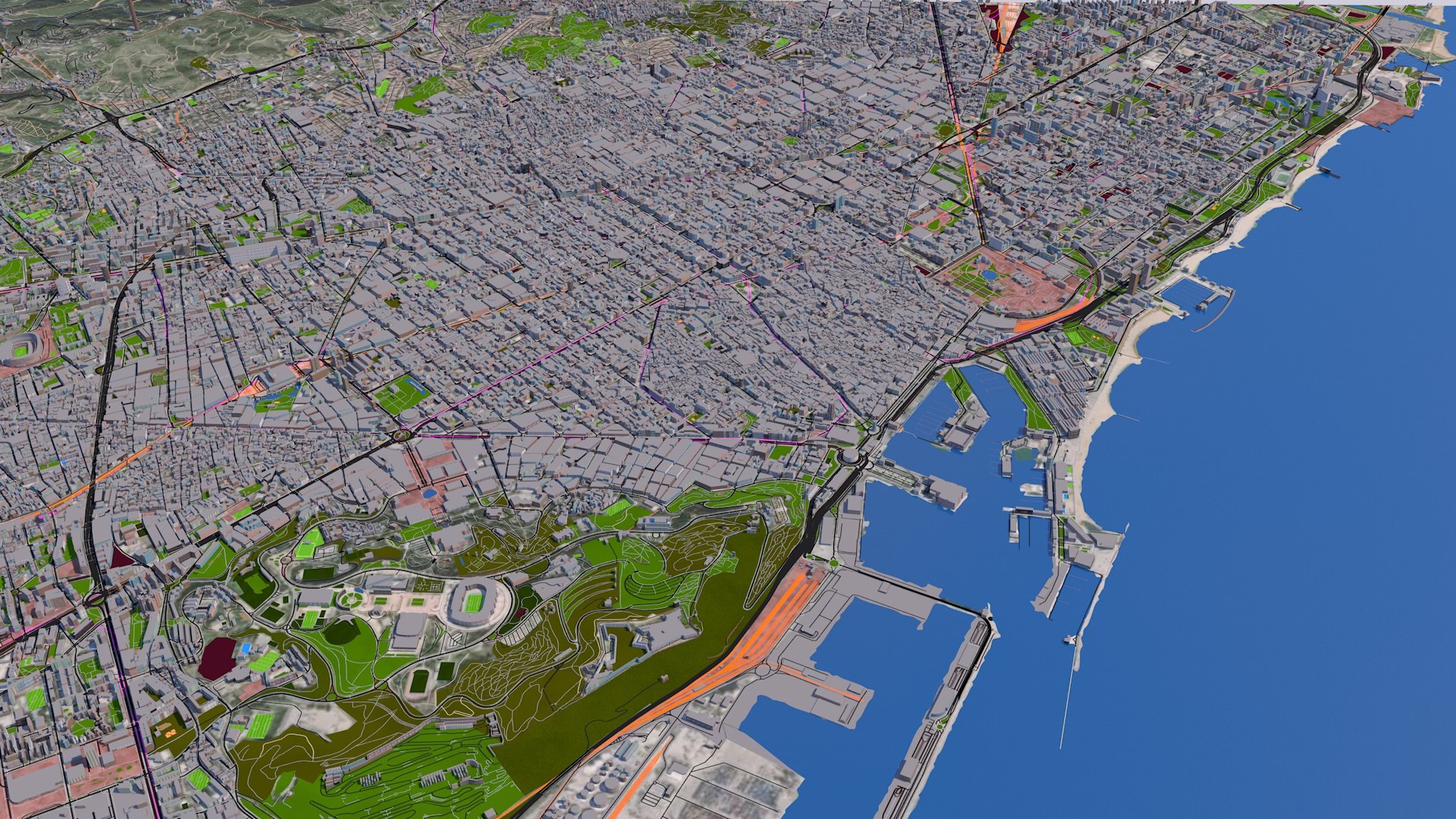 Barcelona City Of Spain 2021 Model - TurboSquid 1717651