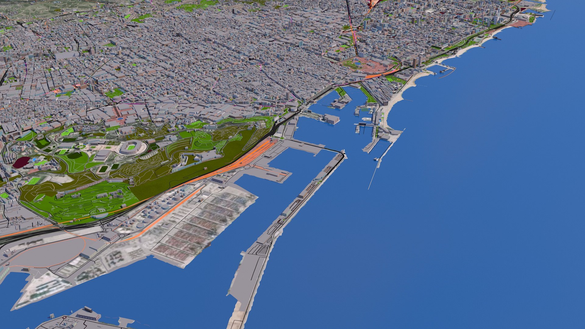 Barcelona city of Spain 2021 model - TurboSquid 1717651