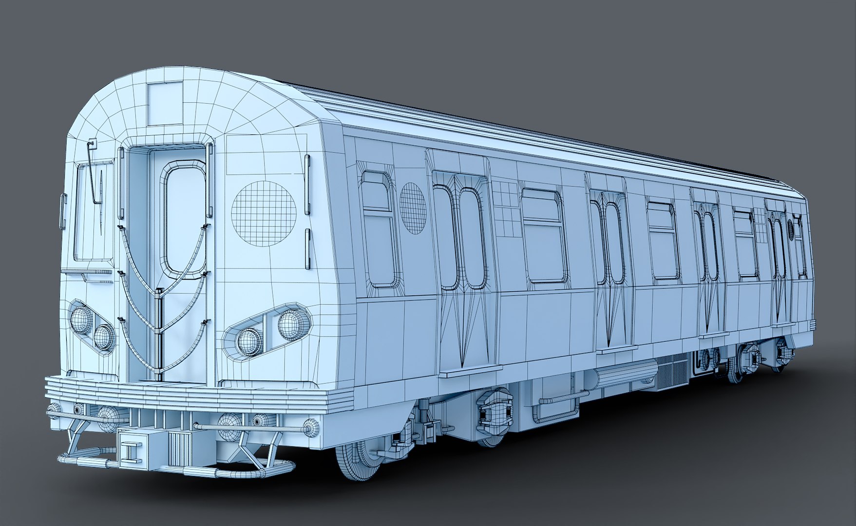 3D Subway Train With Interior Model - TurboSquid 1964289