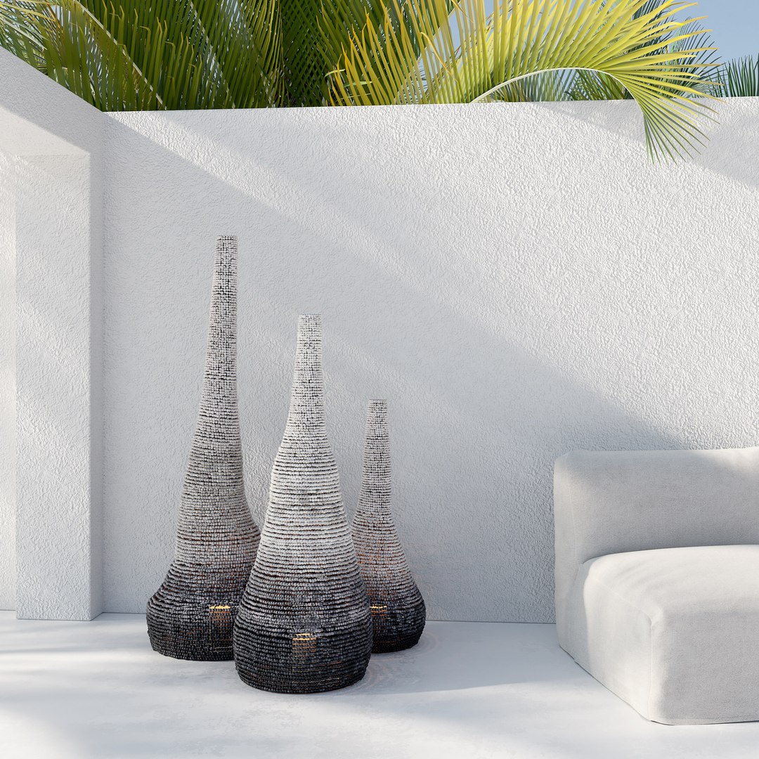 3D Moringa Floor Sculptures Uniqwa - TurboSquid 1729974