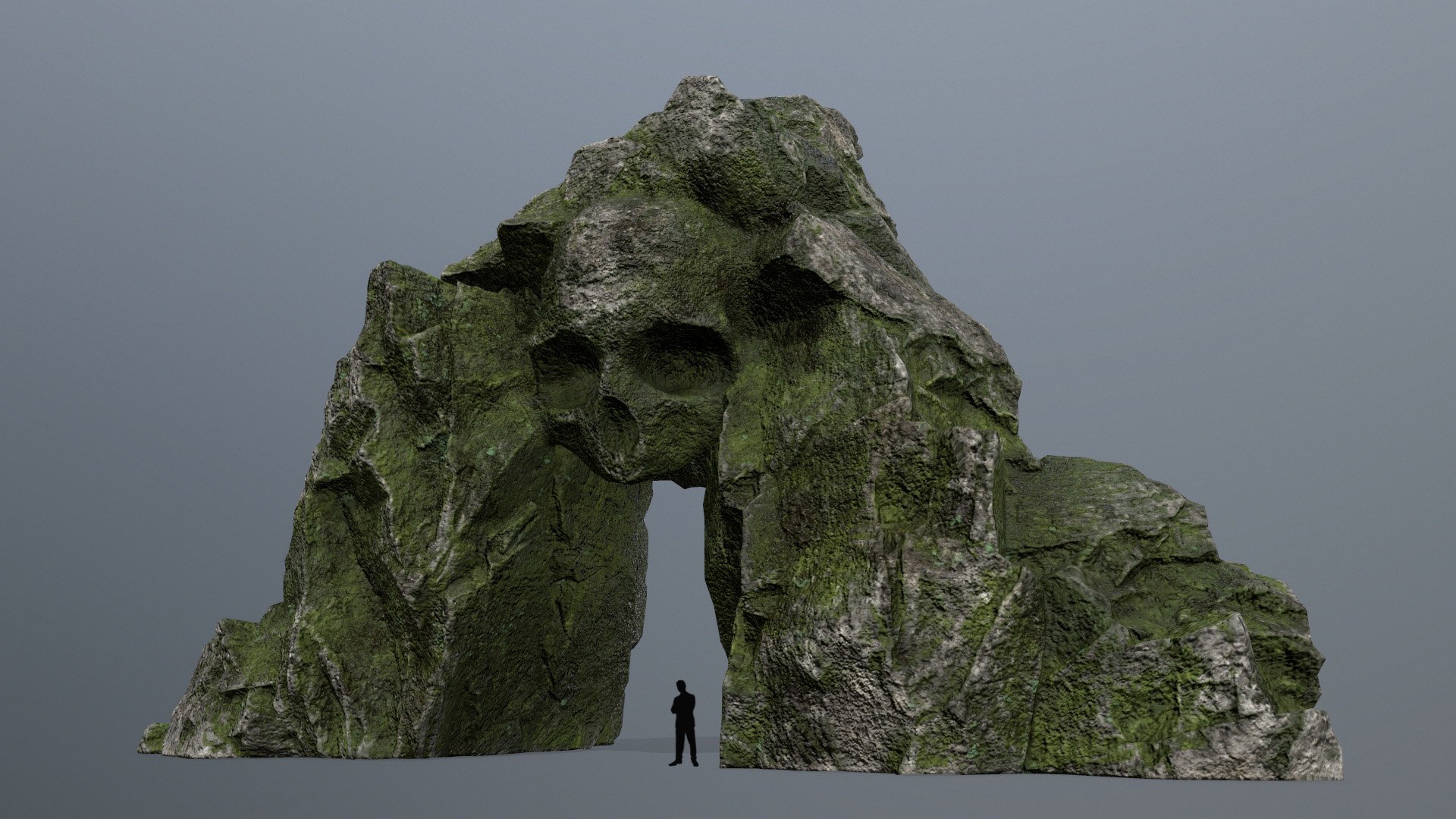 3D Skull Cave Model - TurboSquid 1743309