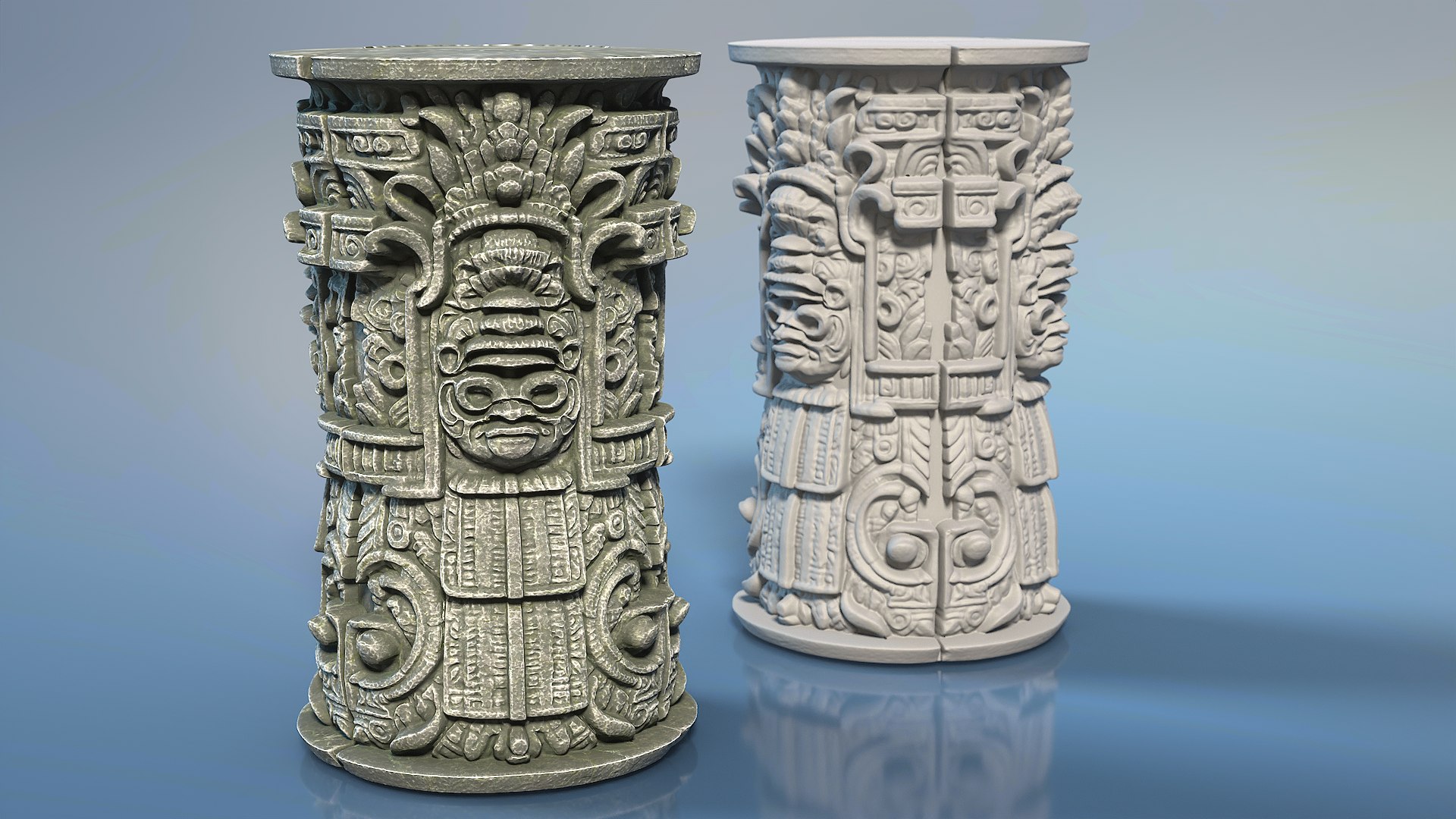 20 High Poly Mayan Pillar Temple Modular - 240405 3D Model - TurboSquid ...