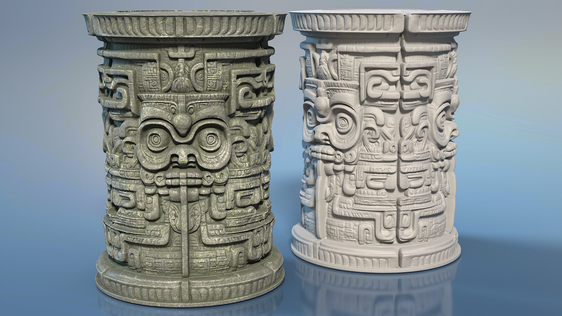 20 High Poly Mayan Pillar Temple Modular - 240405 3D Model - TurboSquid ...