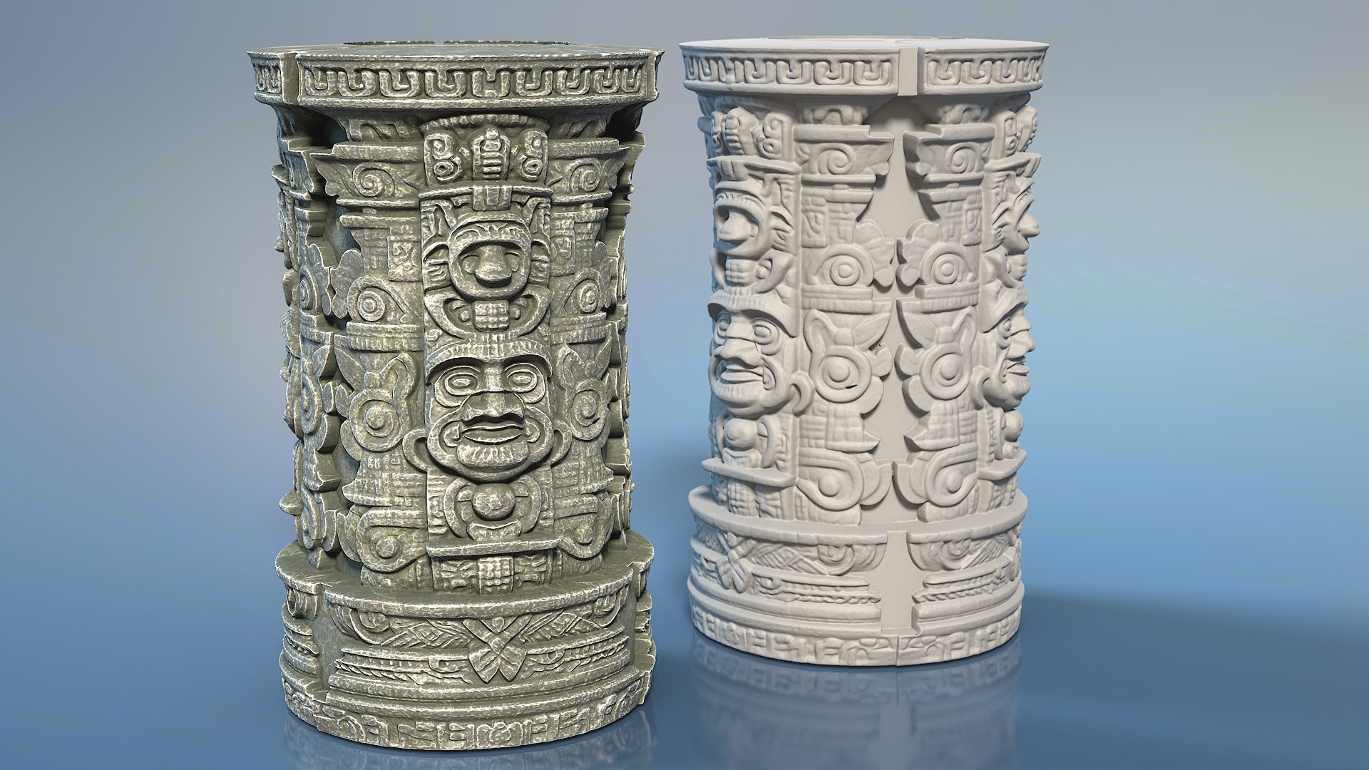 20 High Poly Mayan Pillar Temple Modular - 240405 3D Model - TurboSquid ...