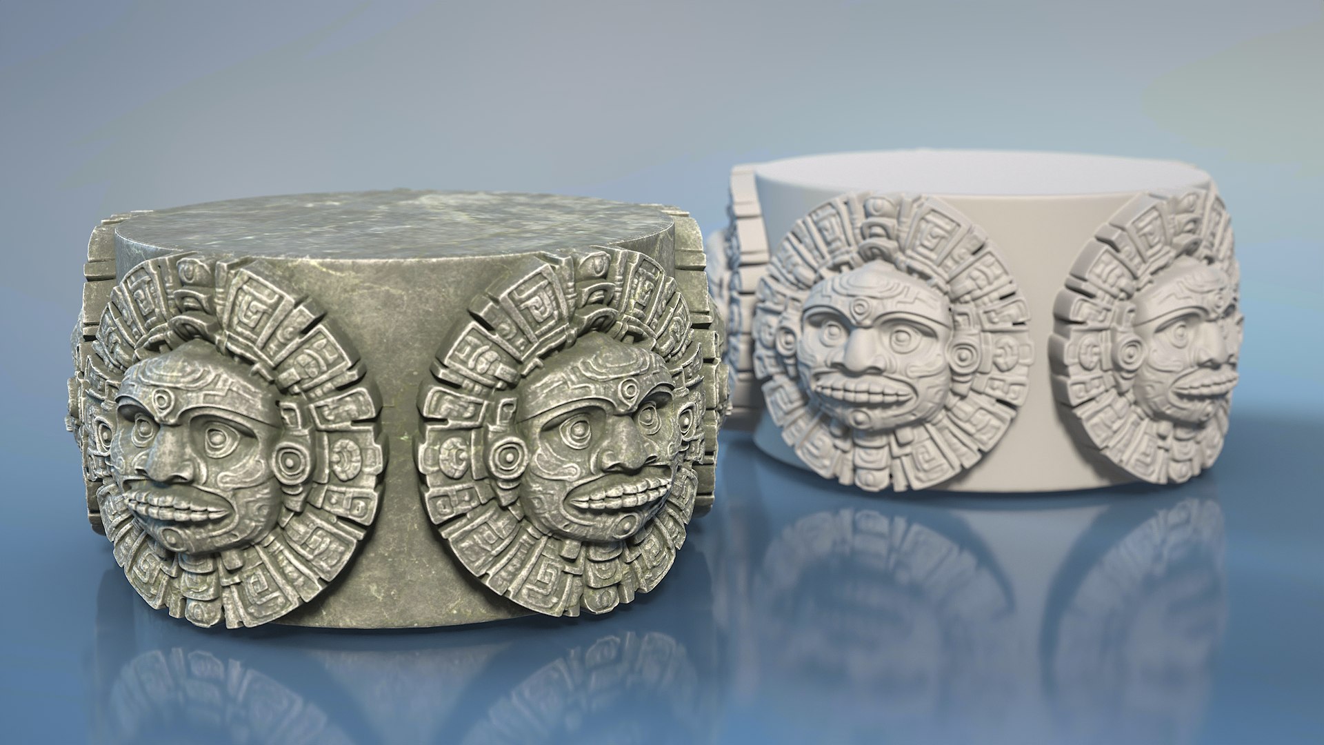 20 High Poly Mayan Pillar Temple Modular - 240405 3D Model - TurboSquid ...