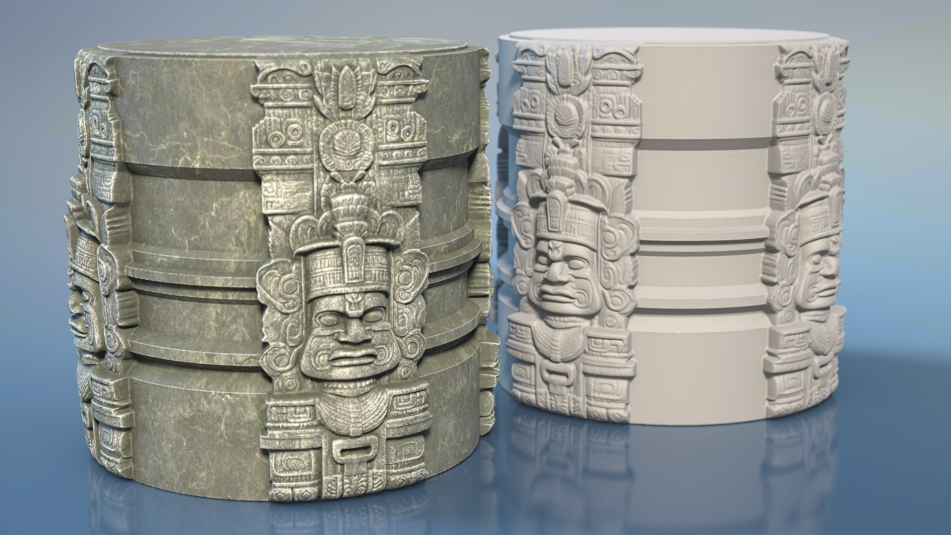 20 High Poly Mayan Pillar Temple Modular - 240405 3D Model - TurboSquid ...