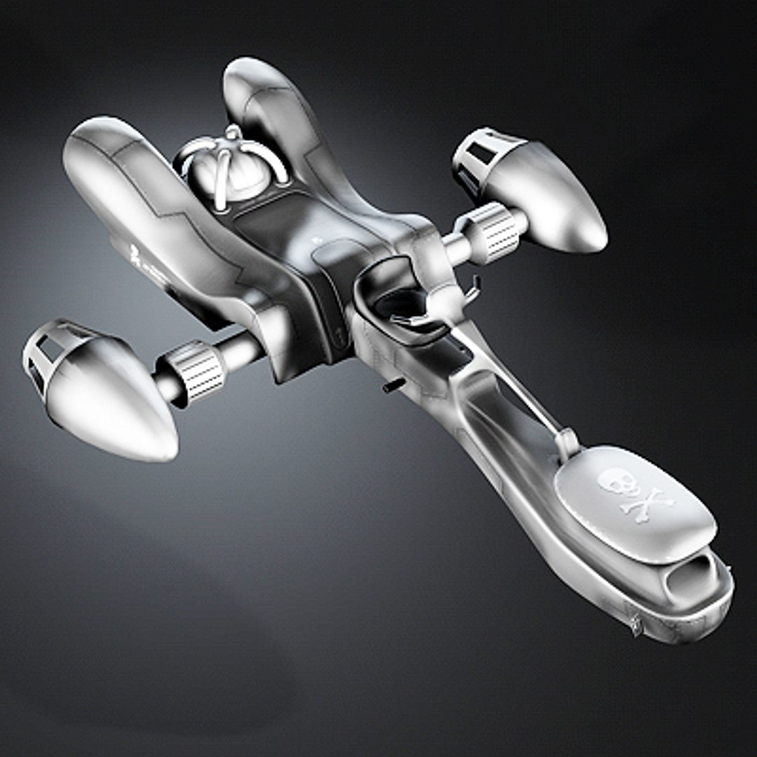 hover bike spaceship 3d c4d