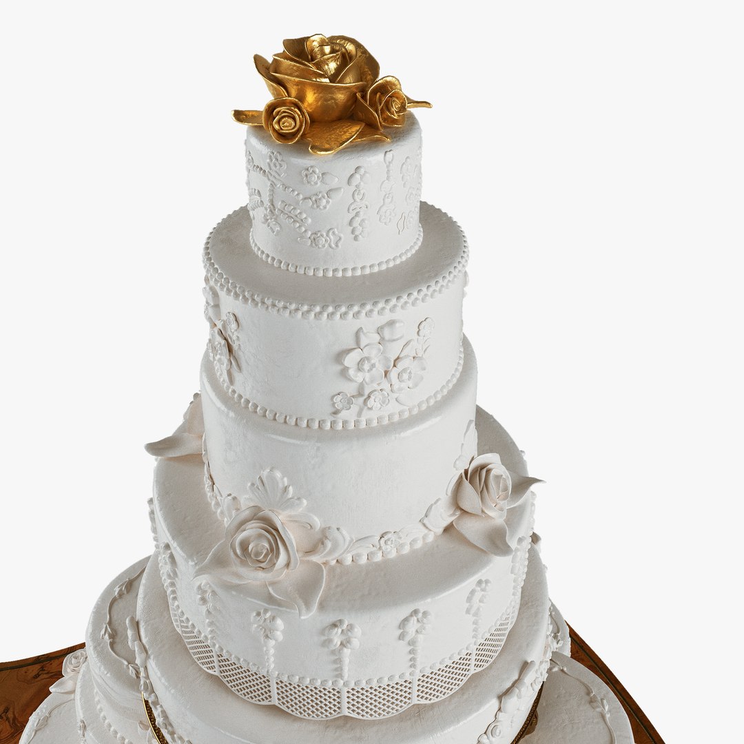 The Wedding Cake 3D Model - TurboSquid 2017713
