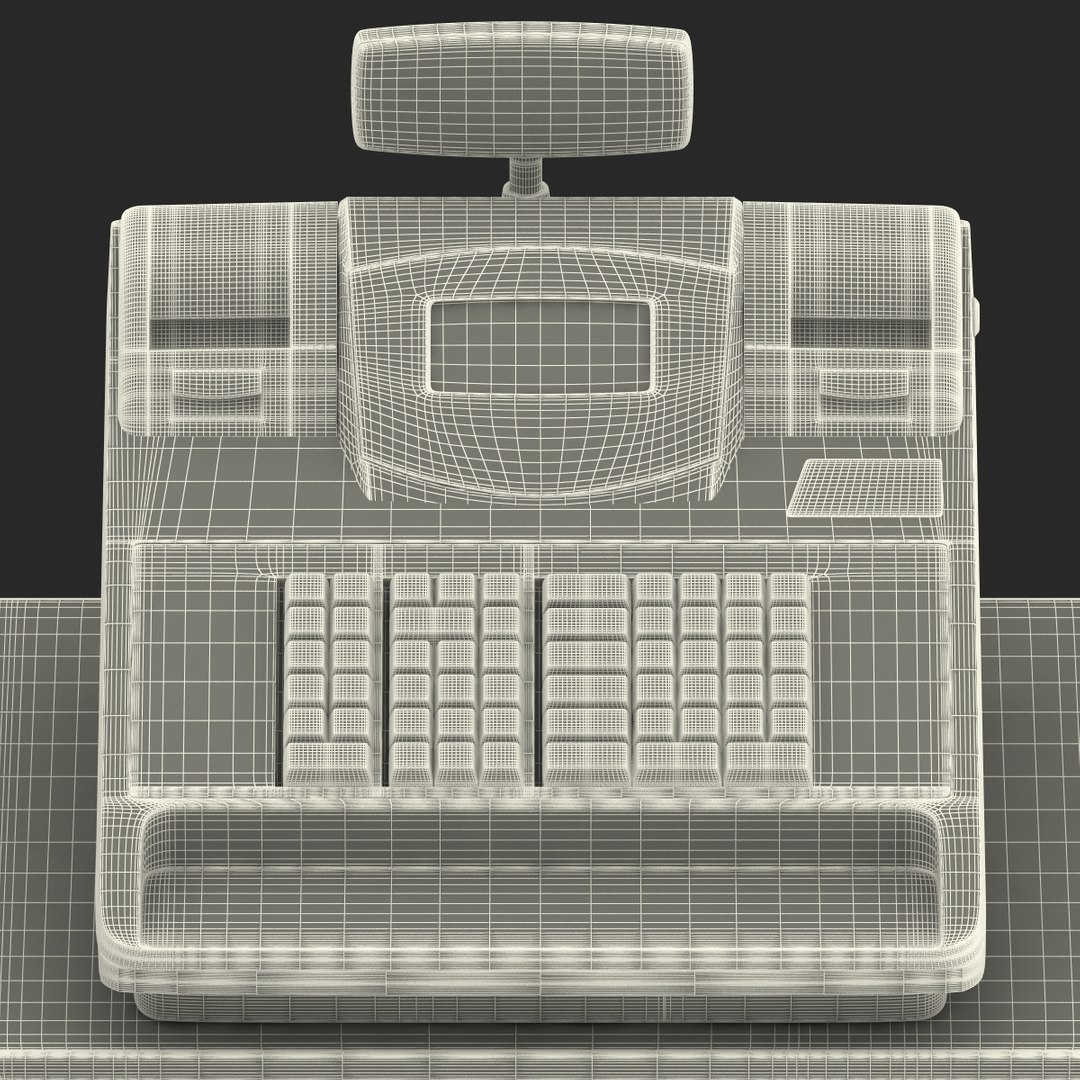 3d Model Of Cash Counter 6