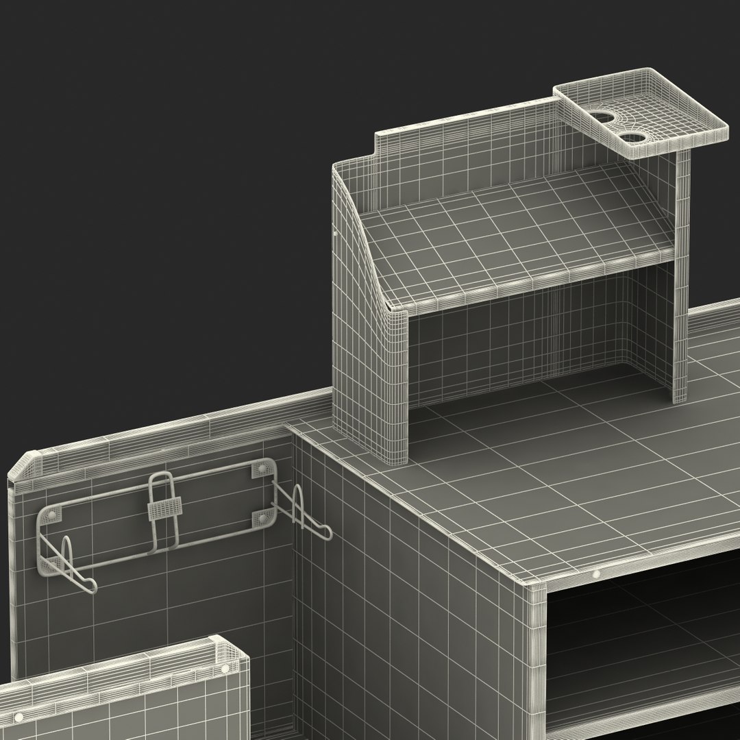 3d Model Of Cash Counter 6