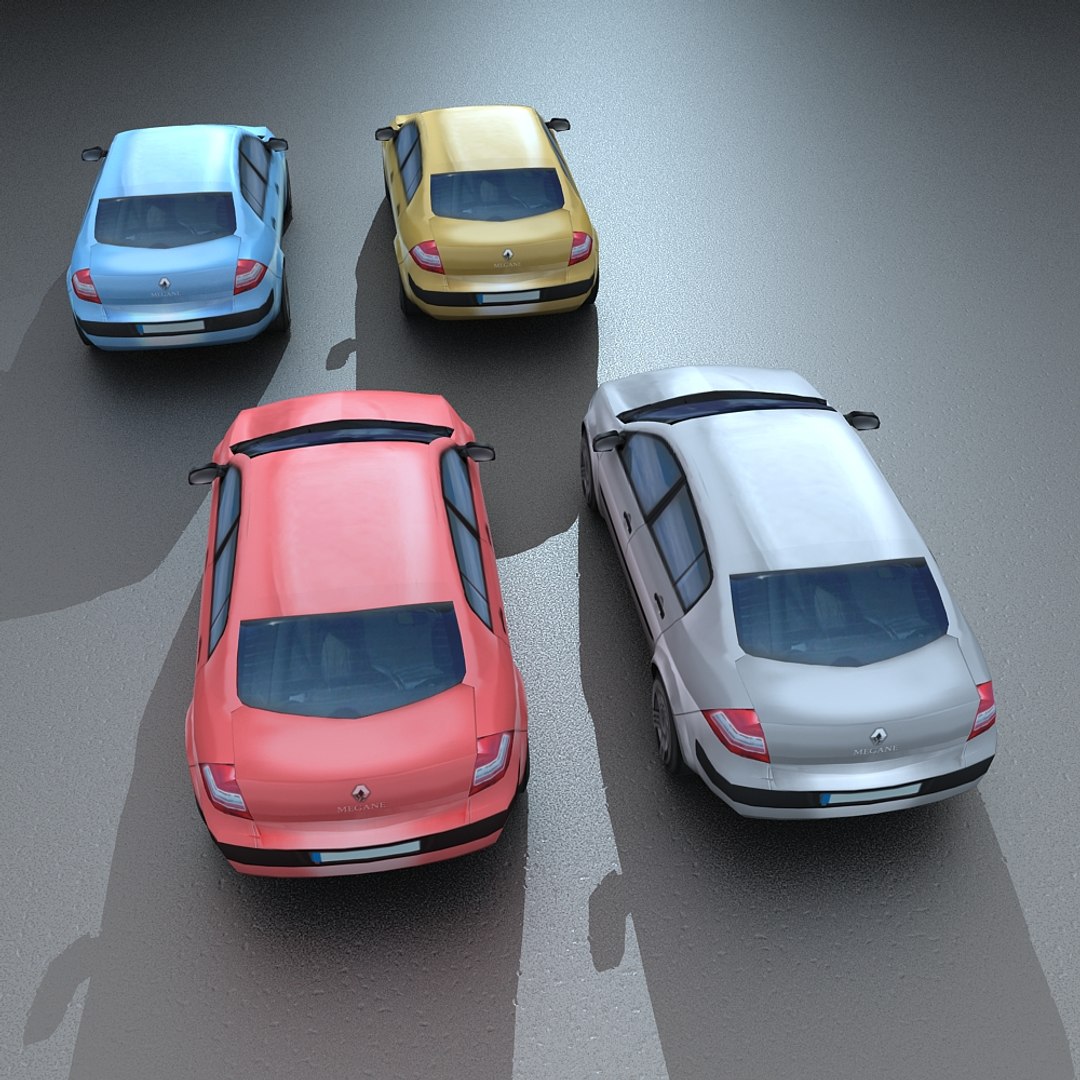 Car Wheel 4 Color 3d Model