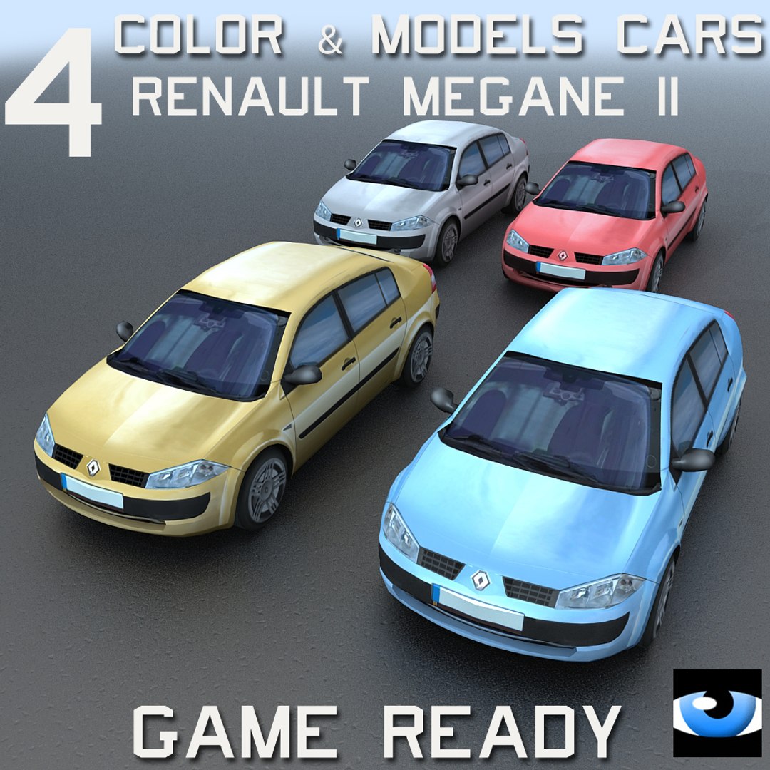 Car Wheel 4 Color 3d Model