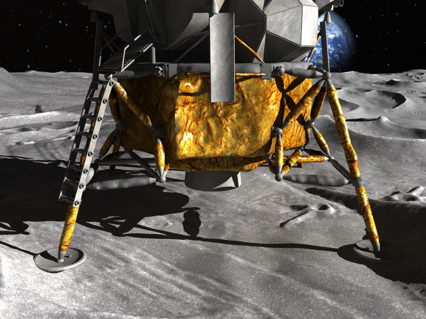 3d Nasa Apollo Lunar Model