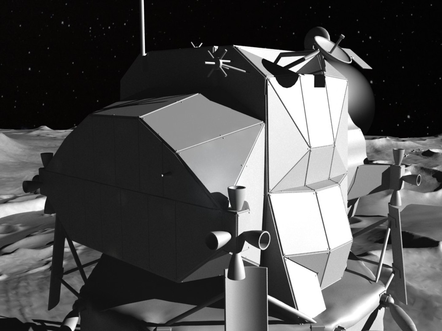 3d Nasa Apollo Lunar Model