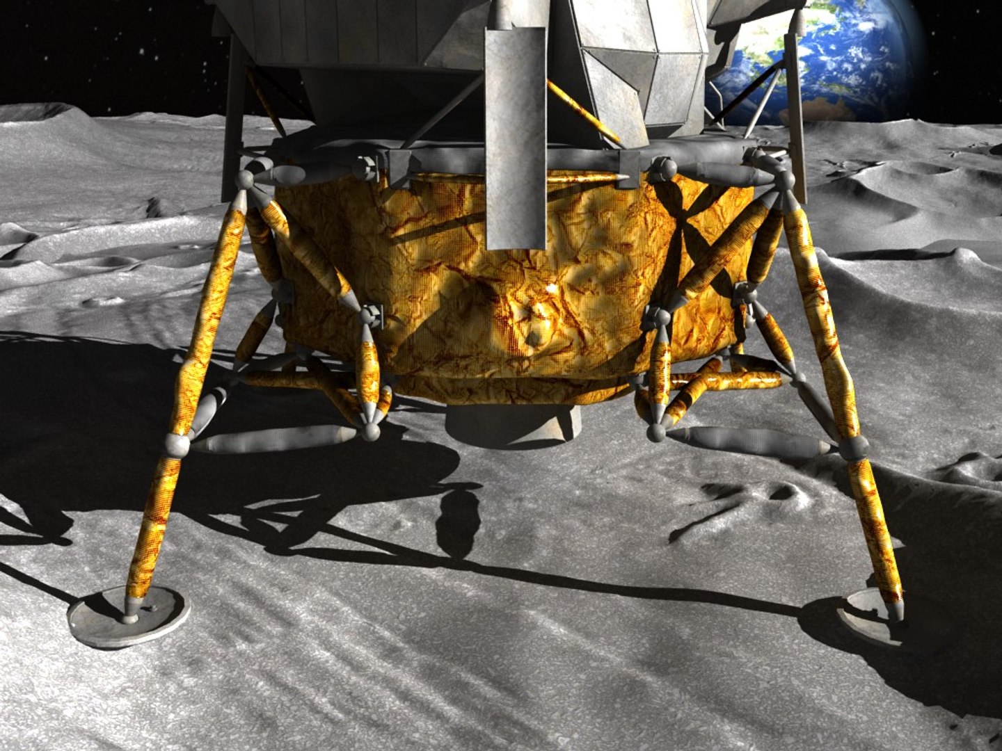 3d Nasa Apollo Lunar Model