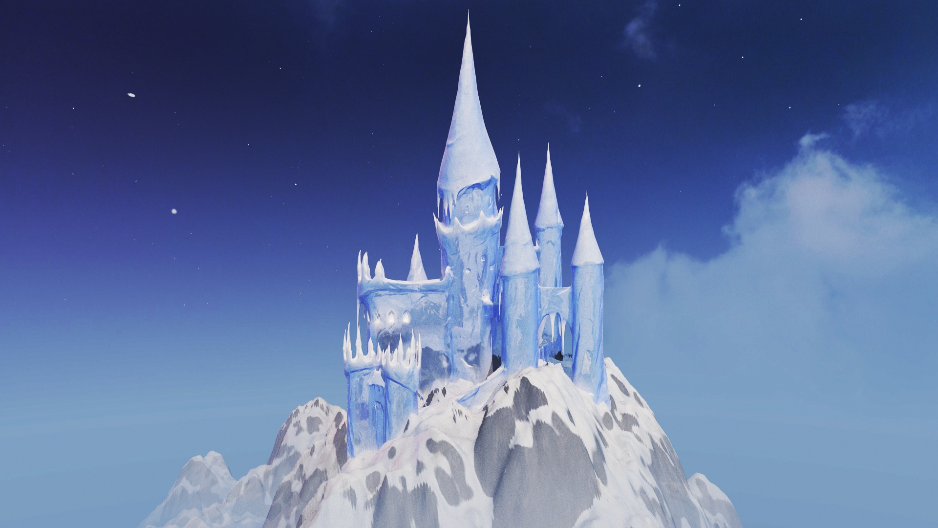 Ice Castle 3D - TurboSquid 1789252