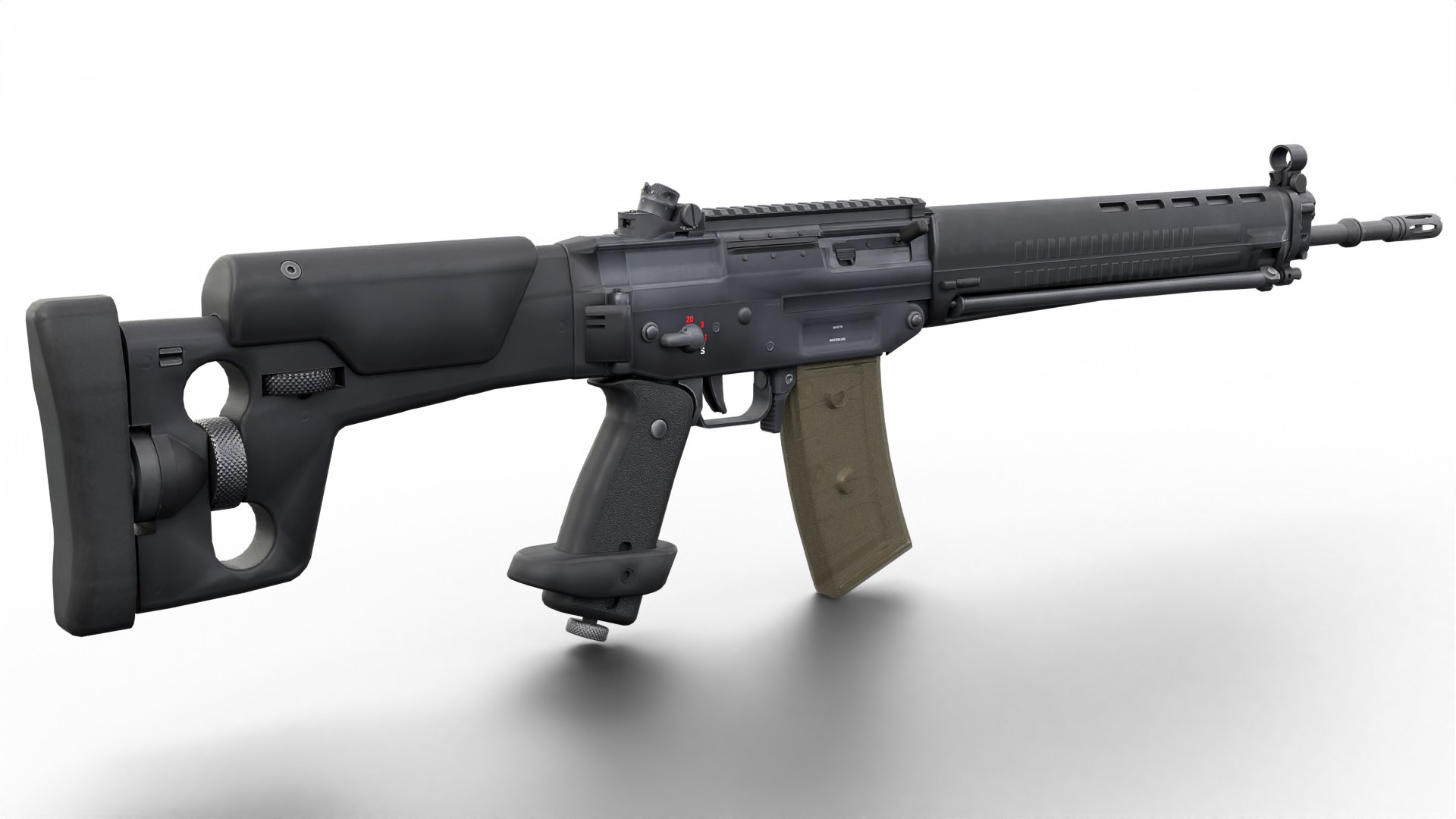 G3 Rifle Variants Modular Game-Ready Weapons Pack 3D Model - TurboSquid ...