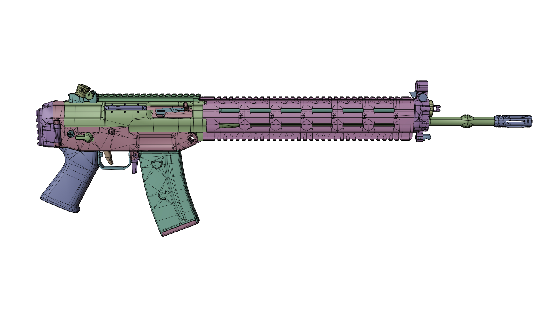 G3 Rifle Variants Modular Game-Ready Weapons Pack 3D Model - TurboSquid ...