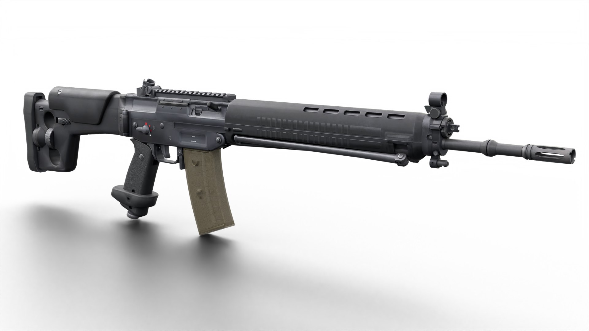 G3 Rifle Variants Modular Game-Ready Weapons Pack 3D Model - TurboSquid ...