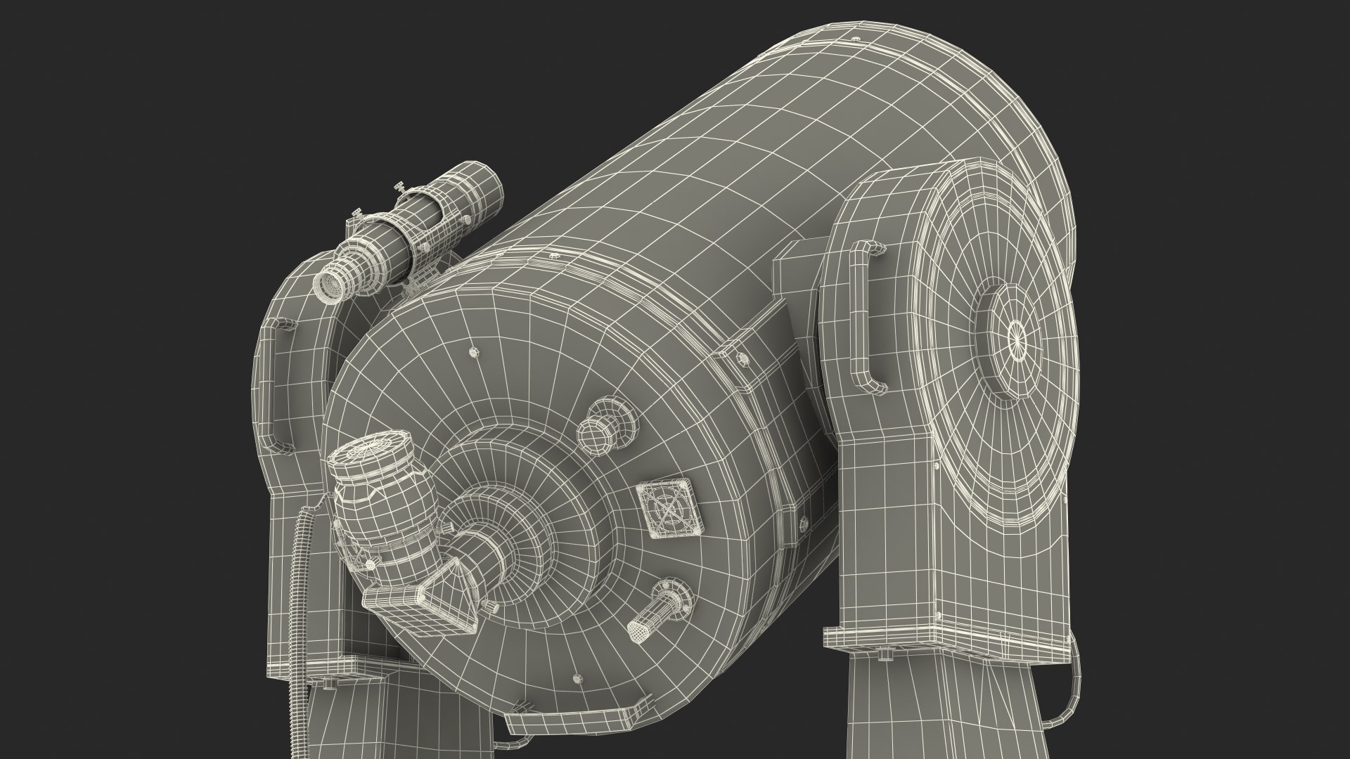 Meade LX200 16 Inch Telescope with Tripod 3D - TurboSquid 1822506