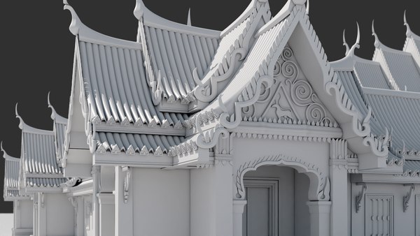3D realistic temple thailand - TurboSquid 1500903