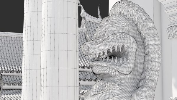 3D realistic temple thailand - TurboSquid 1500903