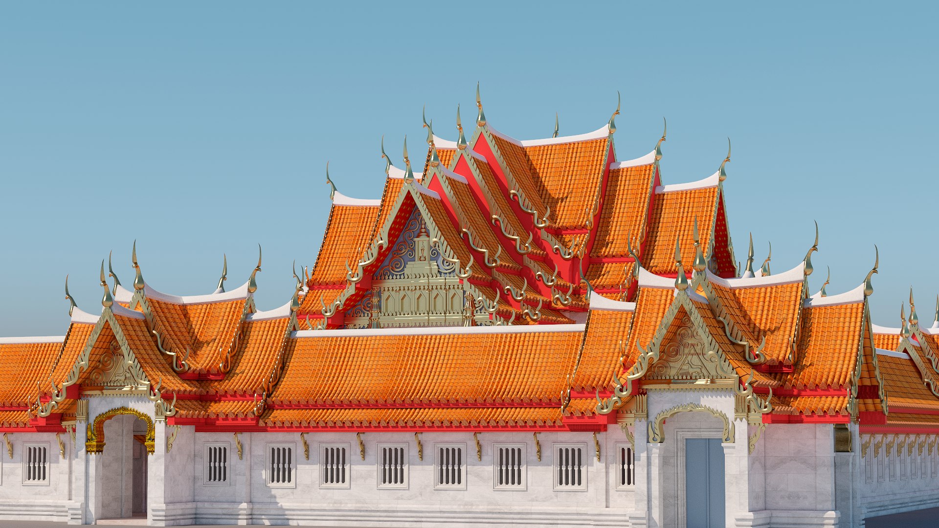 3D Realistic Temple Thailand - TurboSquid 1500903