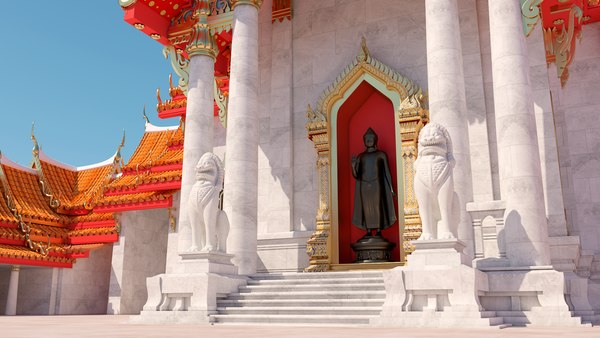3D realistic temple thailand - TurboSquid 1500903