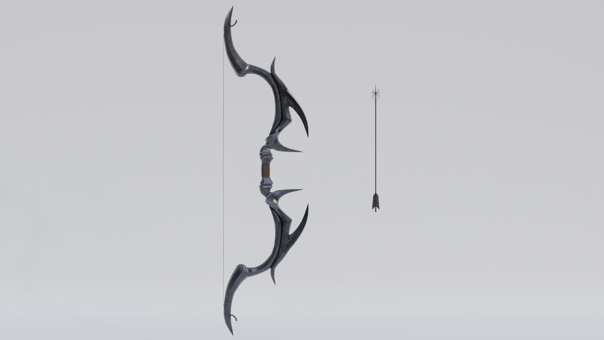 Dark Bow 3d Model Turbosquid 1980291 