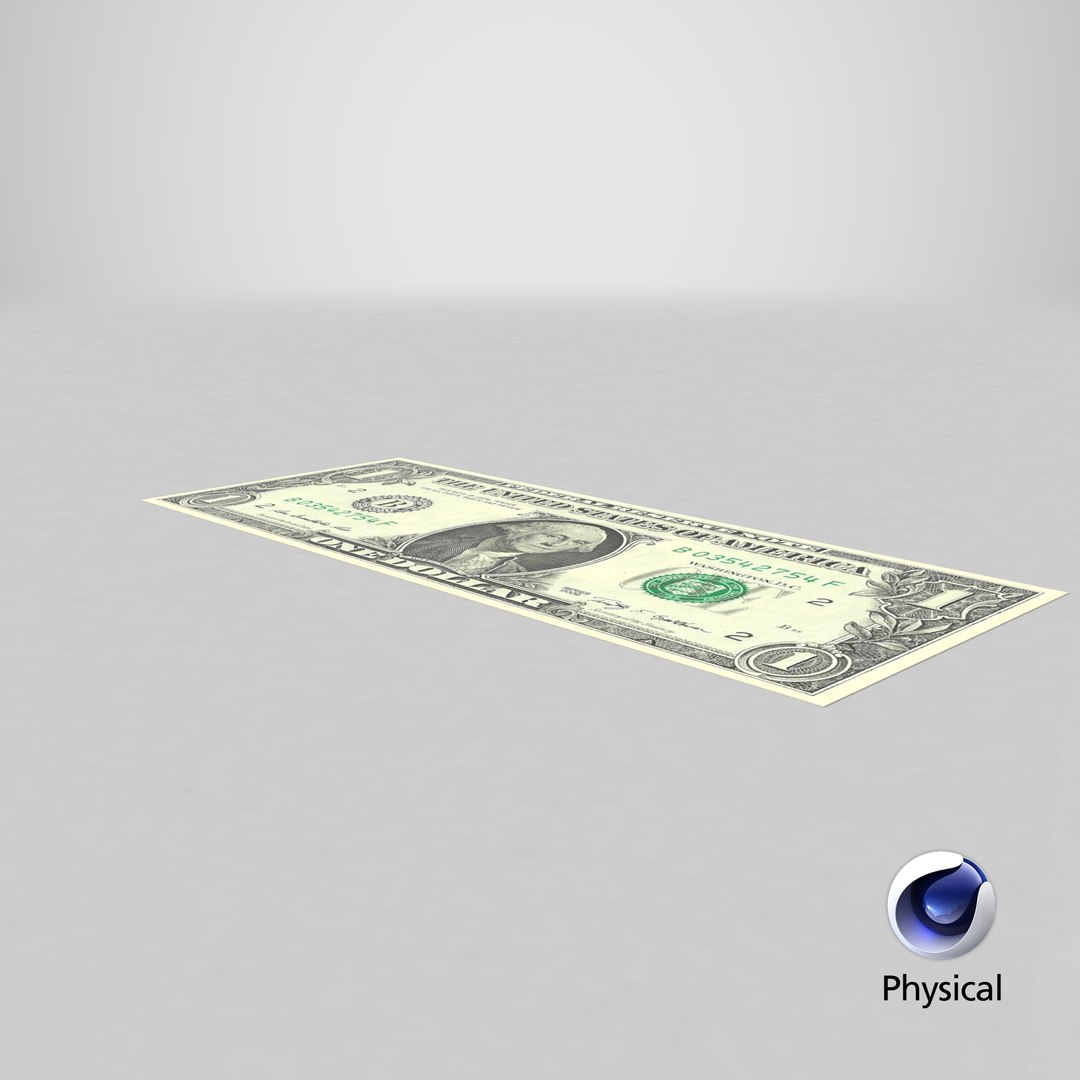 Dollar Bill 3D Model - TurboSquid 1545082