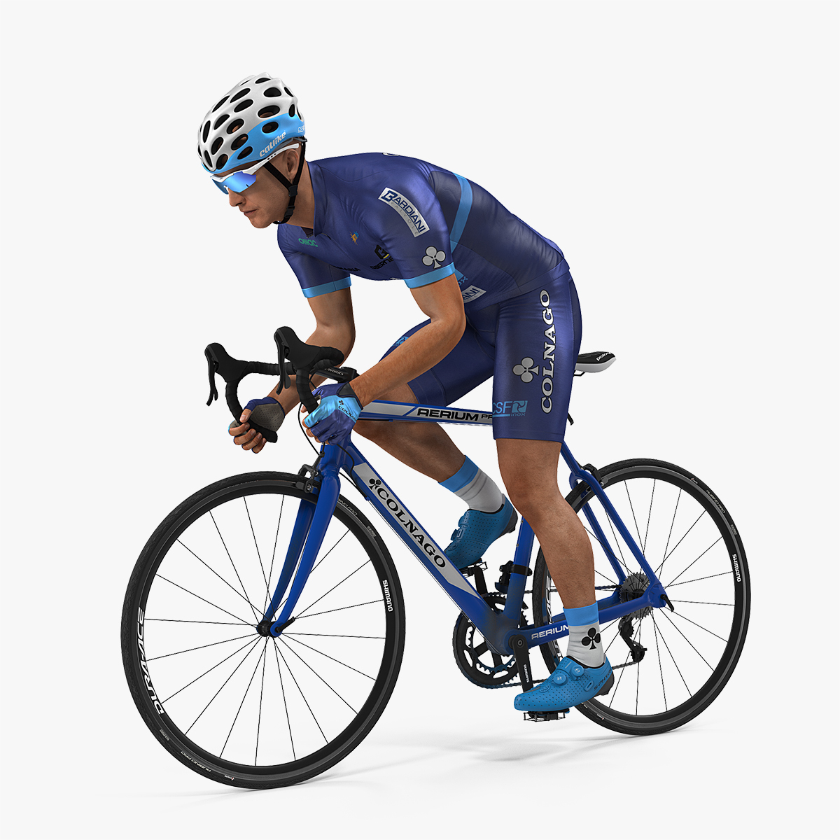 Bicyclist road bike 3D model - TurboSquid 1389701