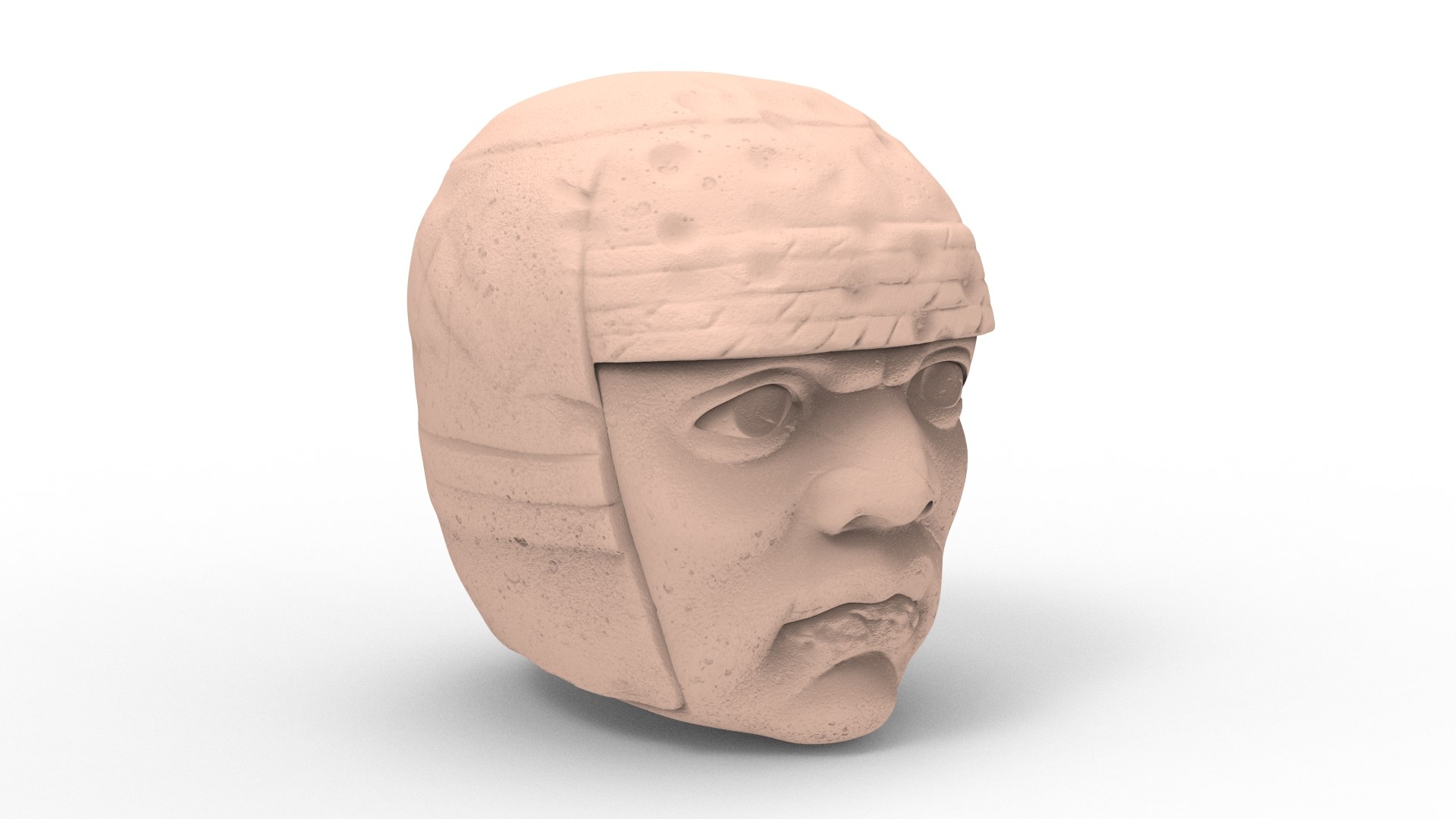 3D San Lorenzo Colossal Head 3 - TurboSquid 2156919