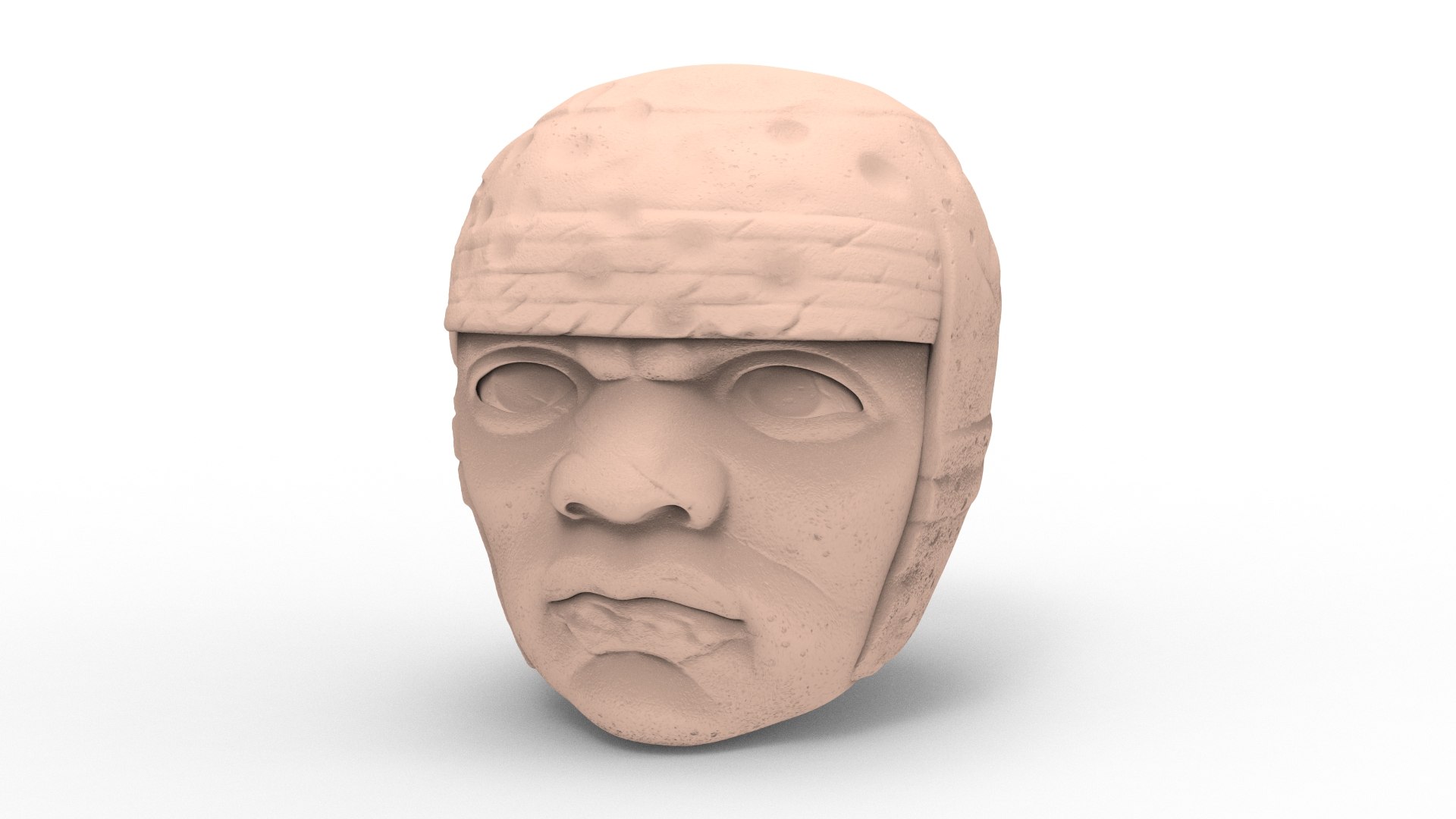 3D San Lorenzo Colossal Head 3 - TurboSquid 2156919