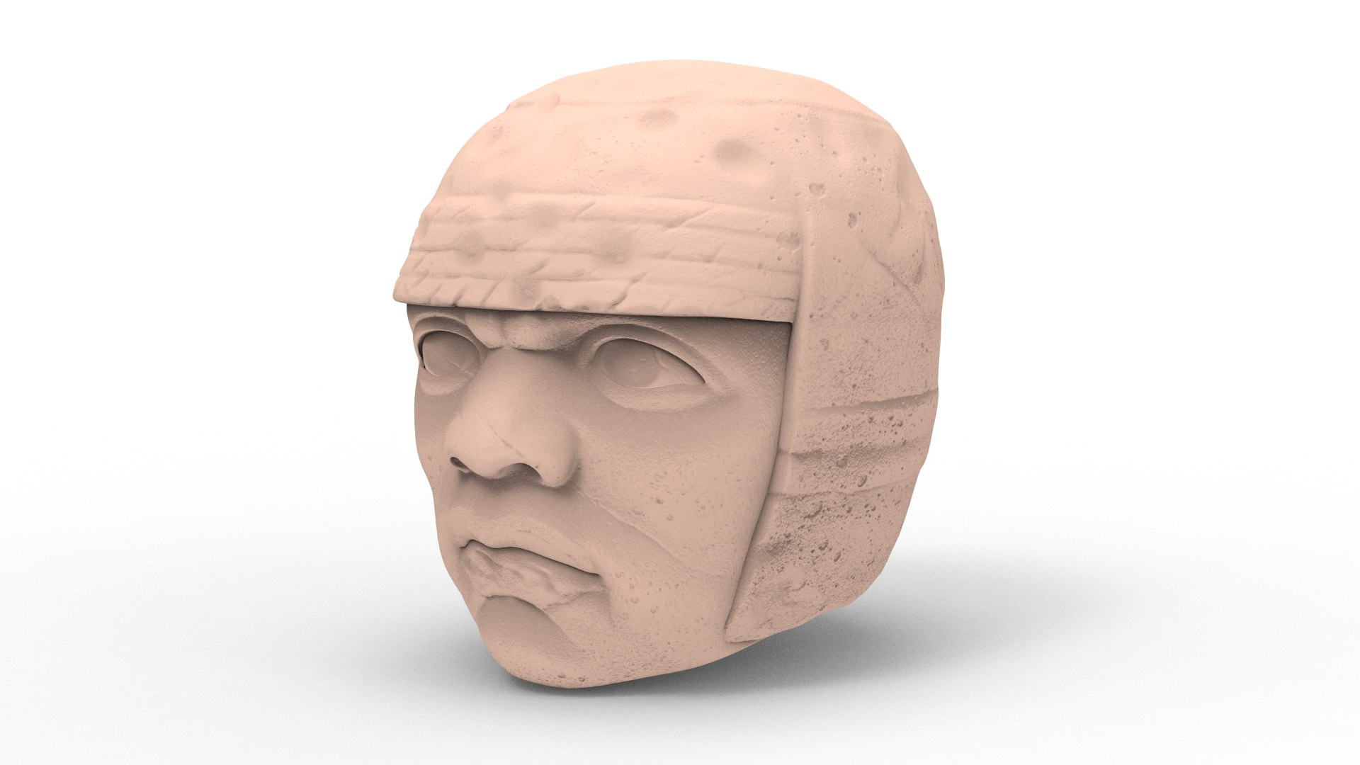 3D San Lorenzo Colossal Head 3 - TurboSquid 2156919
