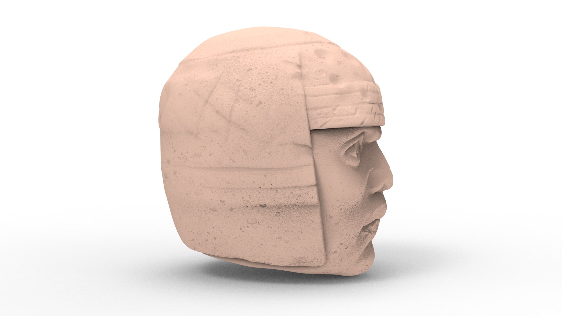 3D San Lorenzo Colossal Head 3 - TurboSquid 2156919