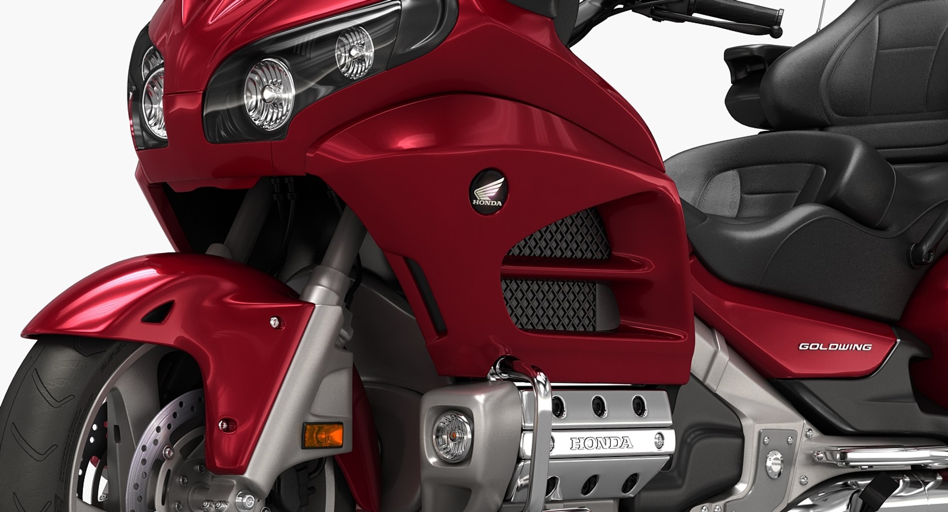 3d 2016 Honda Goldwing Model
